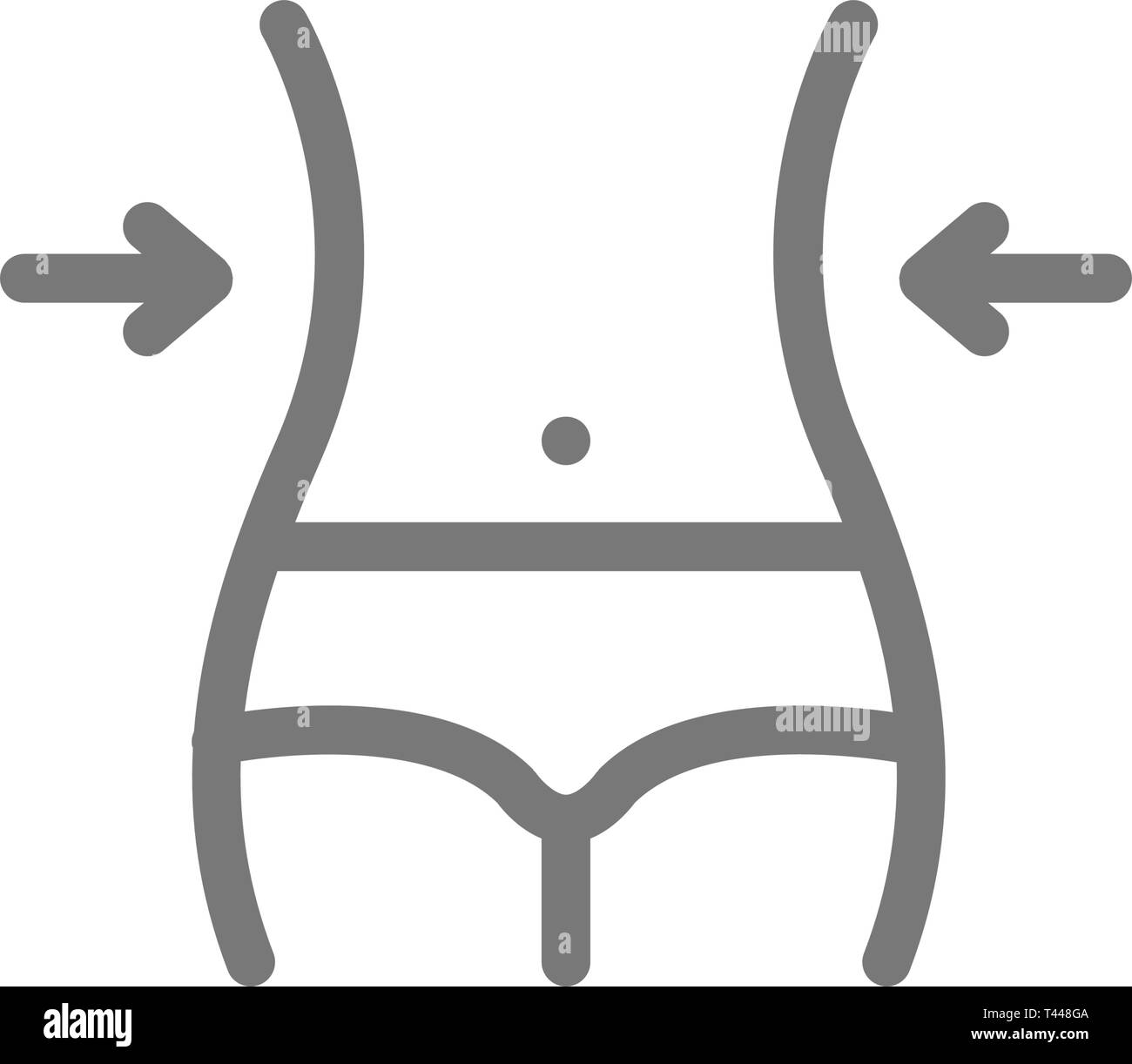 Weight loss woman Black and White Stock Photos & Images - Alamy