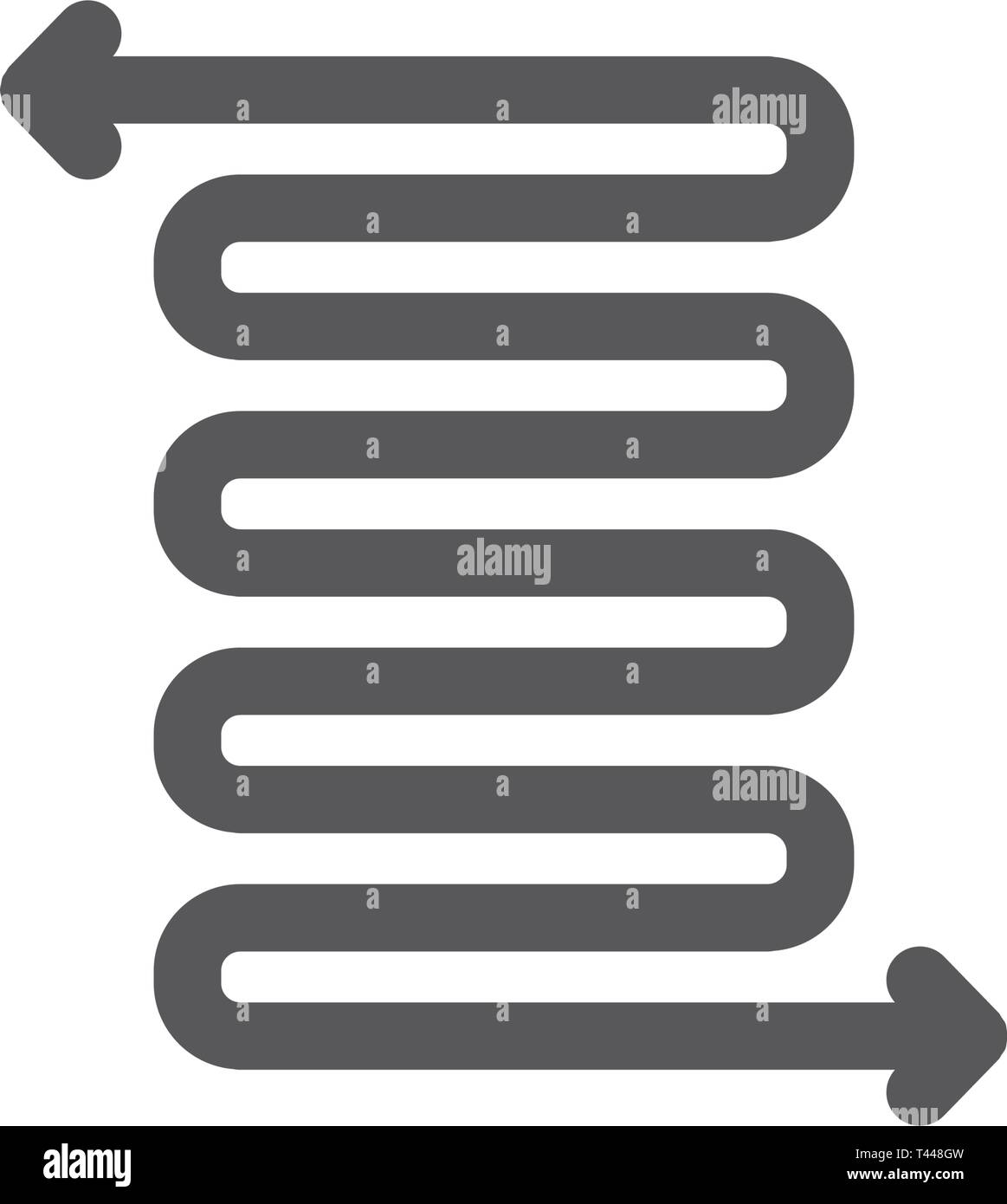 Compressed spring isolated Cut Out Stock Images & Pictures - Alamy