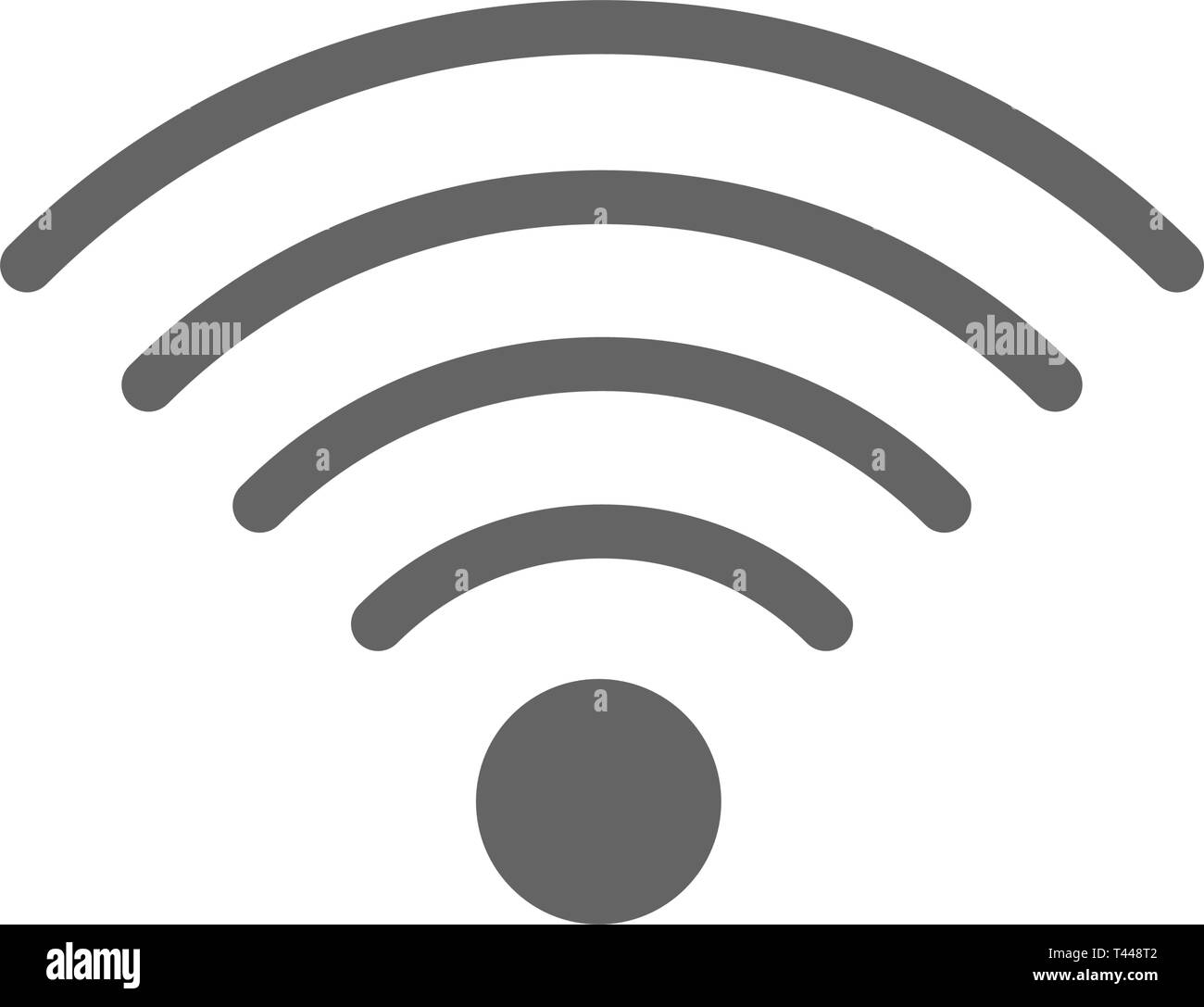 Wireless and wifi line icon Stock Vector Image & Art - Alamy