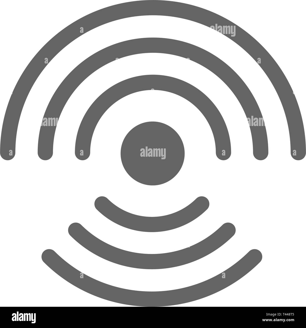 Wireless and wifi line icon Stock Vector Image & Art - Alamy