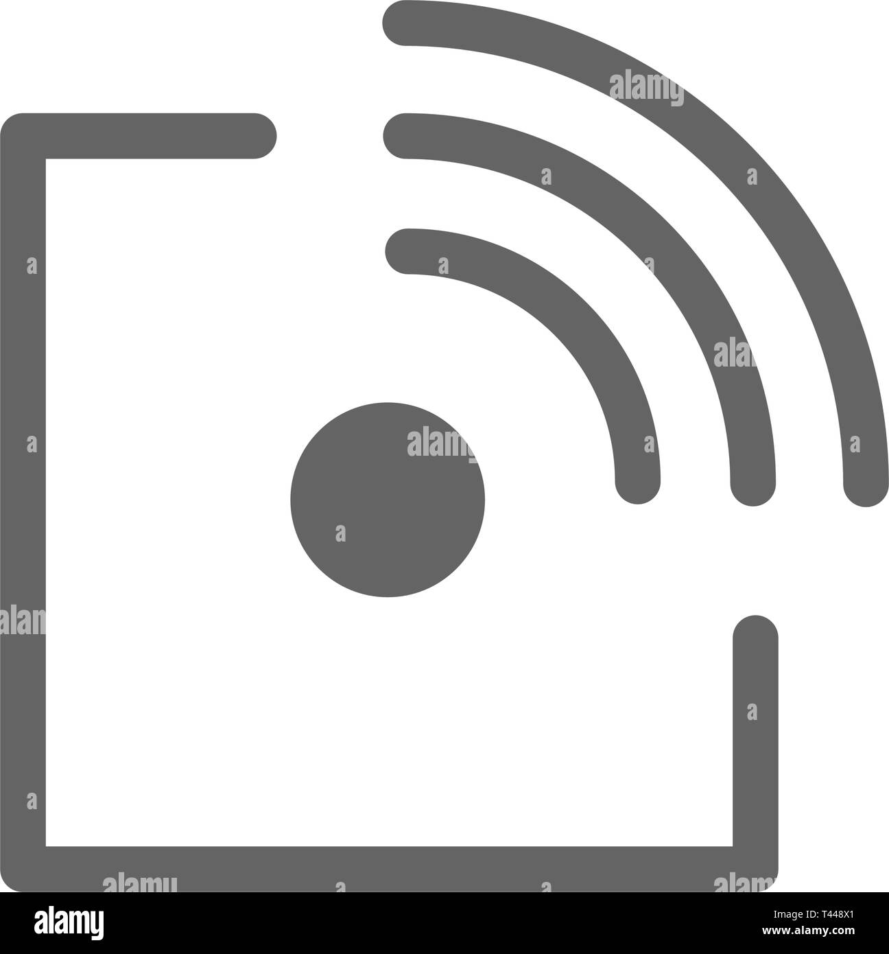 Rfid technology radio frequency Stock Vector Images - Alamy