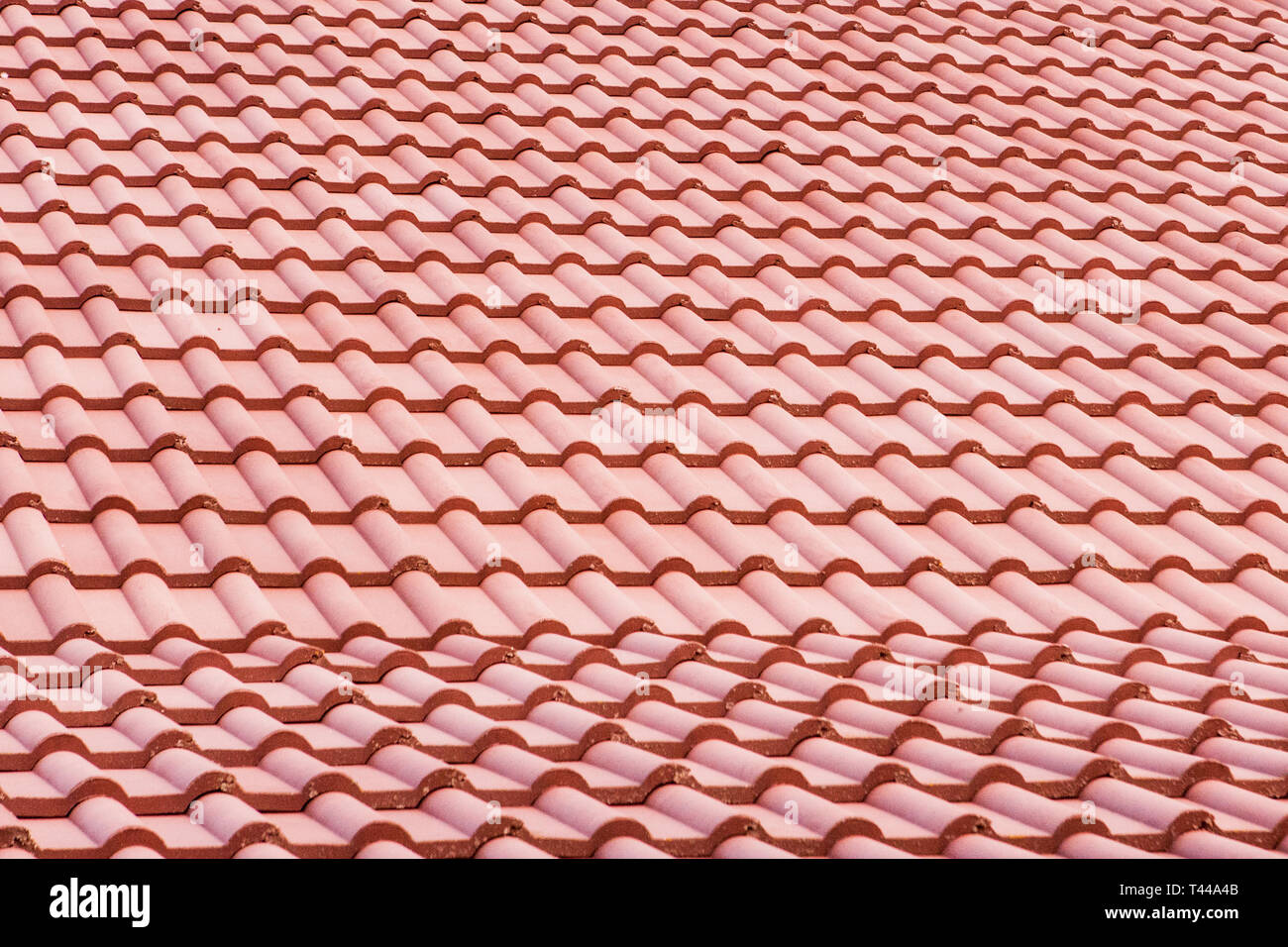 Spanish tile roof. Abstract background texture Mediterranean ...