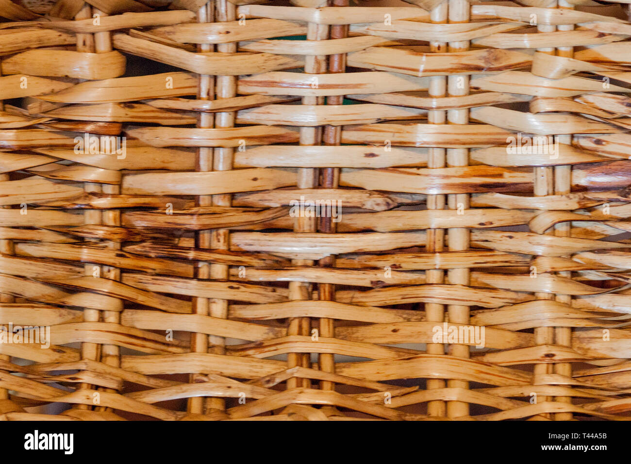 Knitted straw background or weaving pattern background in macro style ...