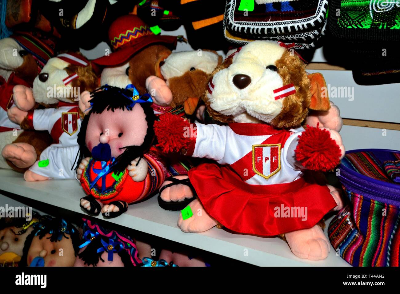 Guinea pig puppet- Market in HUARAZ. Department of Ancash.PERU Stock ...
