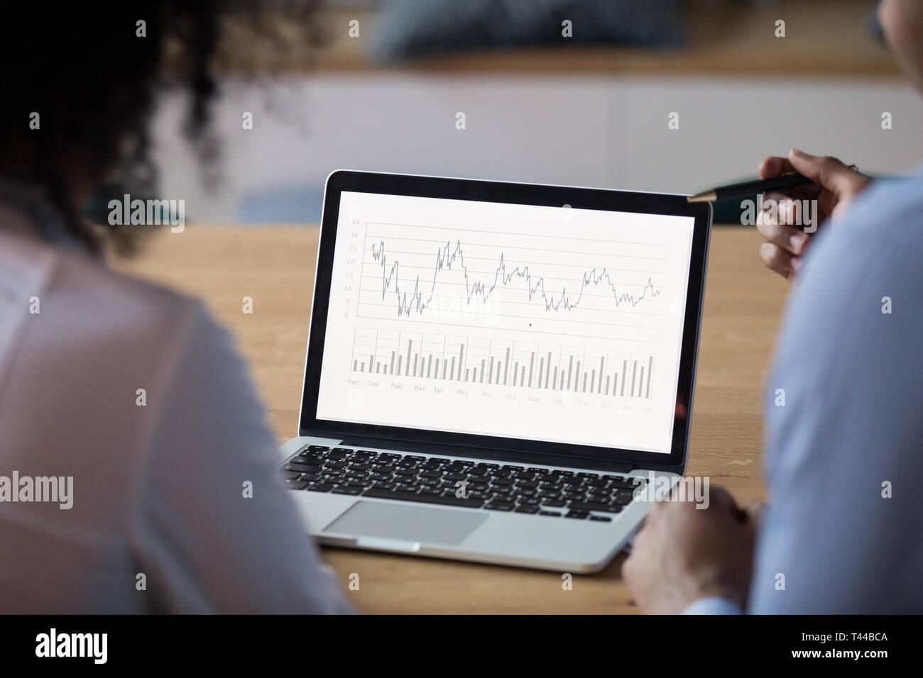 Financial analysts and computer hi-res stock photography and images - Alamy