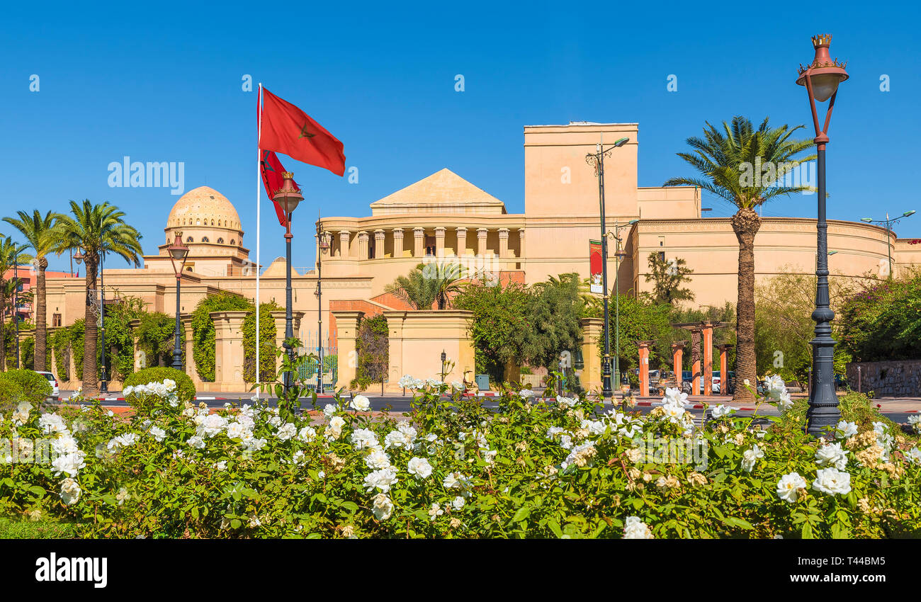 Royal Theatre and Opera of Marrakech, Morocco Stock Photo - Alamy