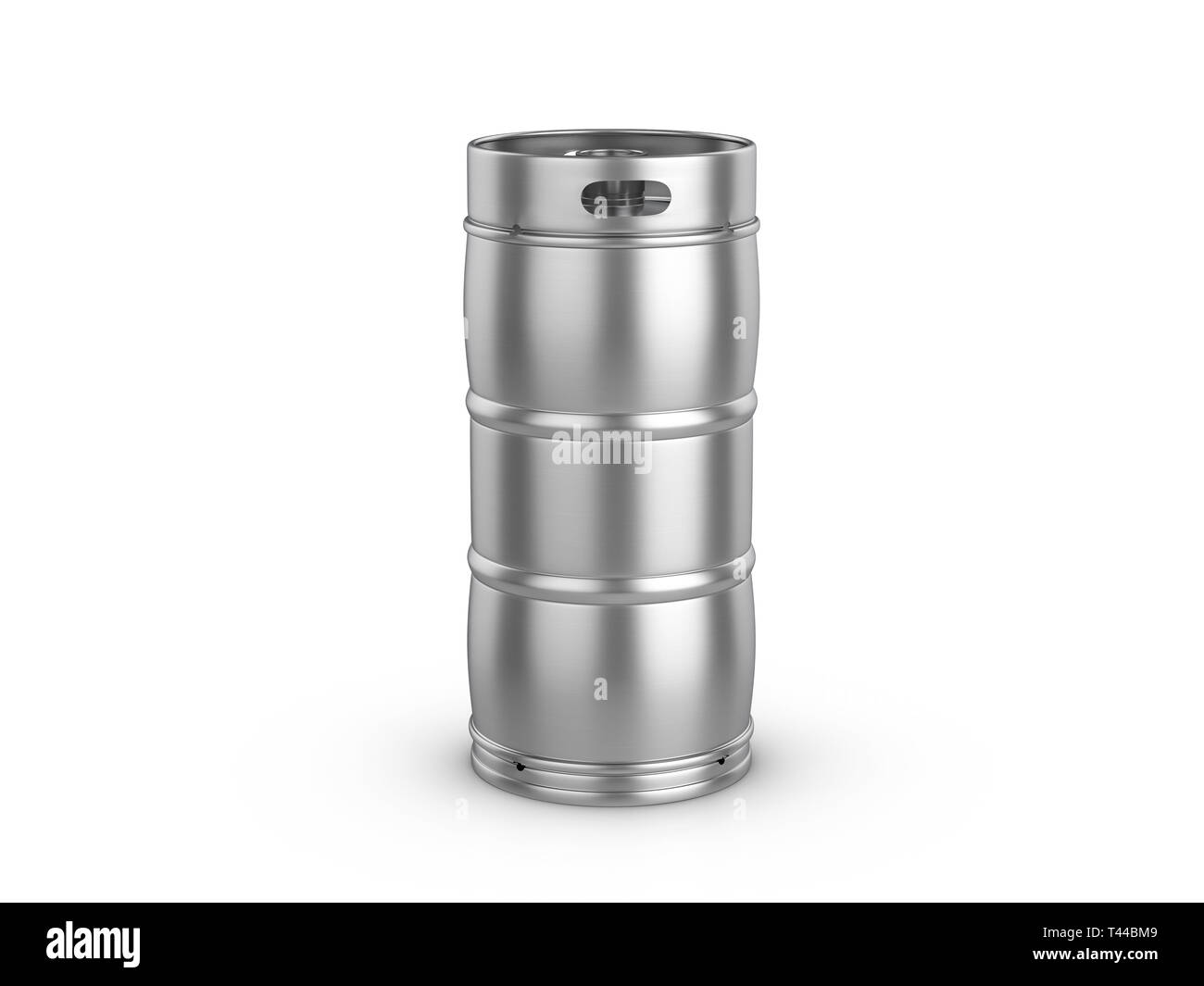 Beer keg on a white background. 3d illustration Stock Photo - Alamy