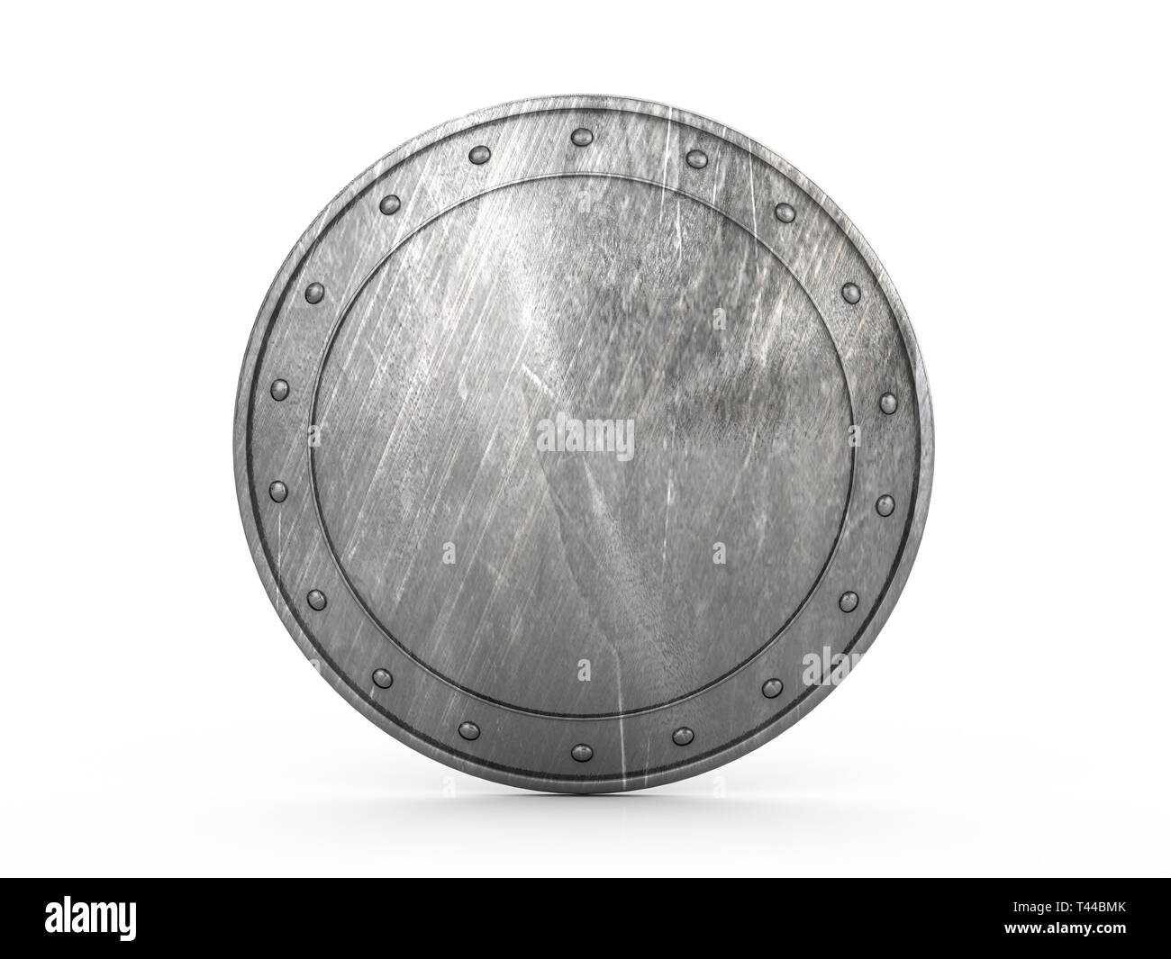 Metal medieval round shield illustration Cut Out Stock Images ...