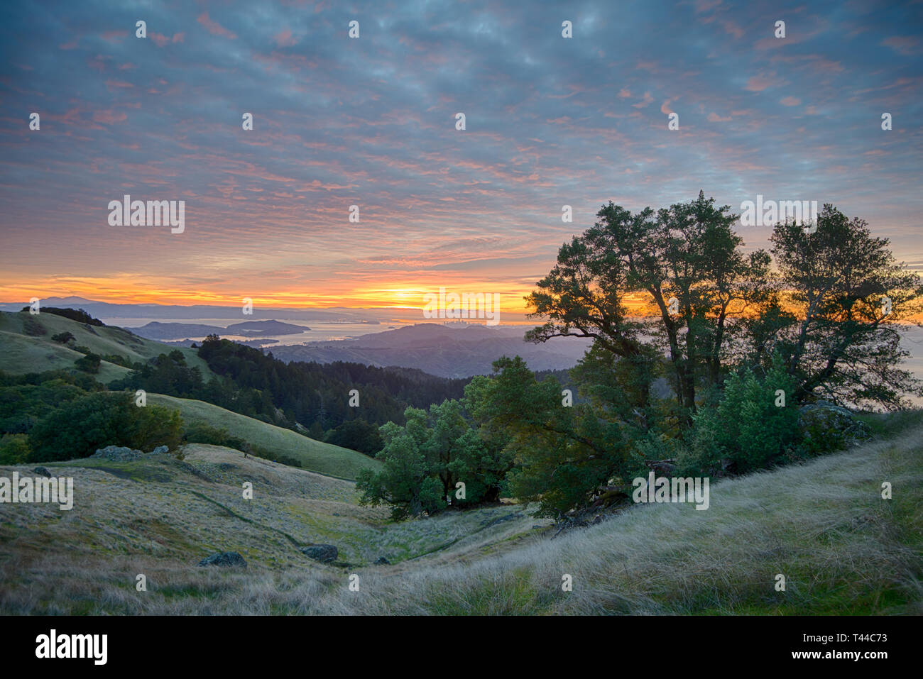 Sunrise view from mt tamalpais hi-res stock photography and images - Alamy