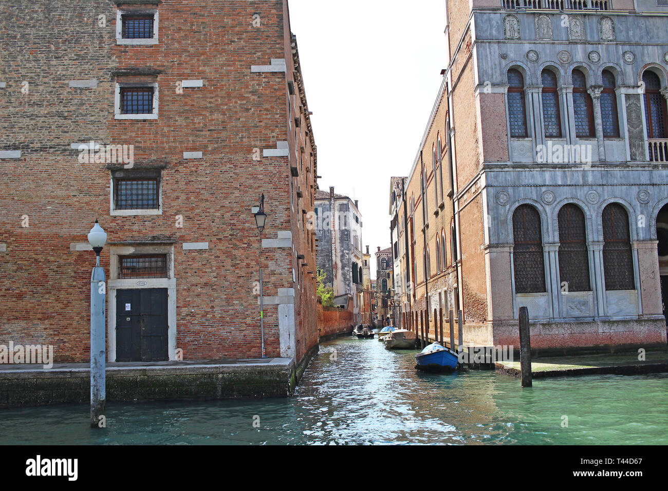 Venice Italy 2019 march city view from ship. Buildings in sea Stock ...