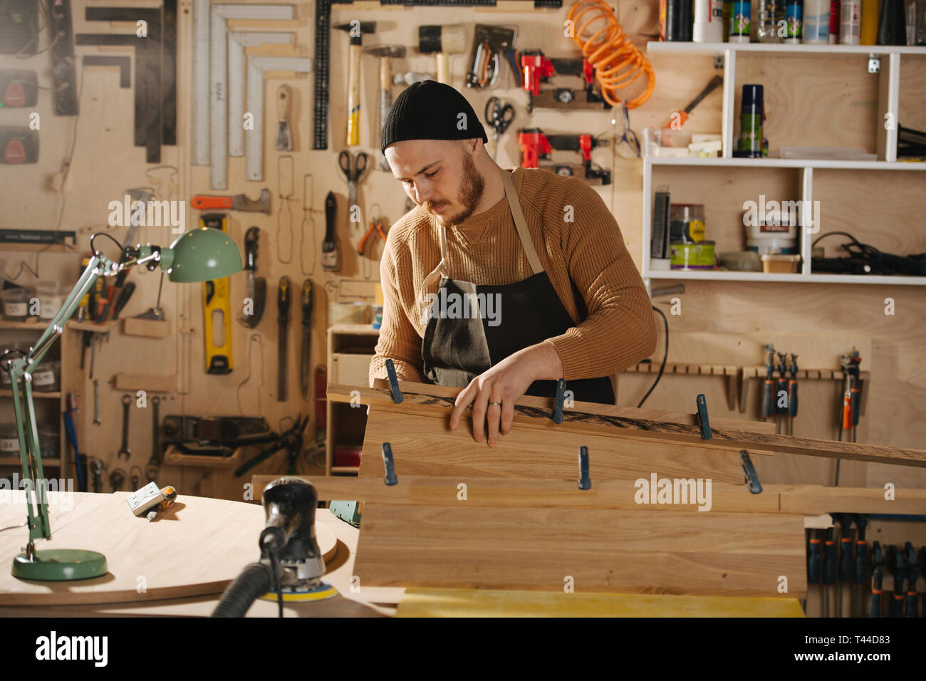 Person making cabinet hi-res stock photography and images - Alamy