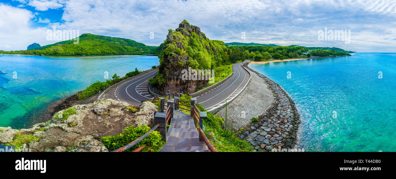 Maconde view point, Baie du Cap, Mauritius island, Africa Stock Photo ...