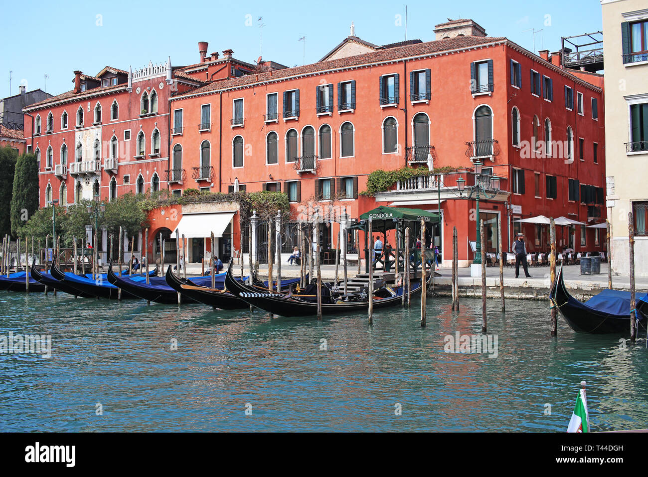 Venice Italy 2019 march city view from ship. Buildings in sea Stock ...