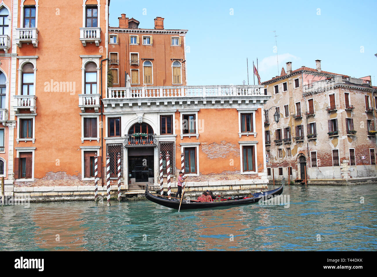 Venice Italy 2019 march city view from ship. Buildings in sea Stock ...
