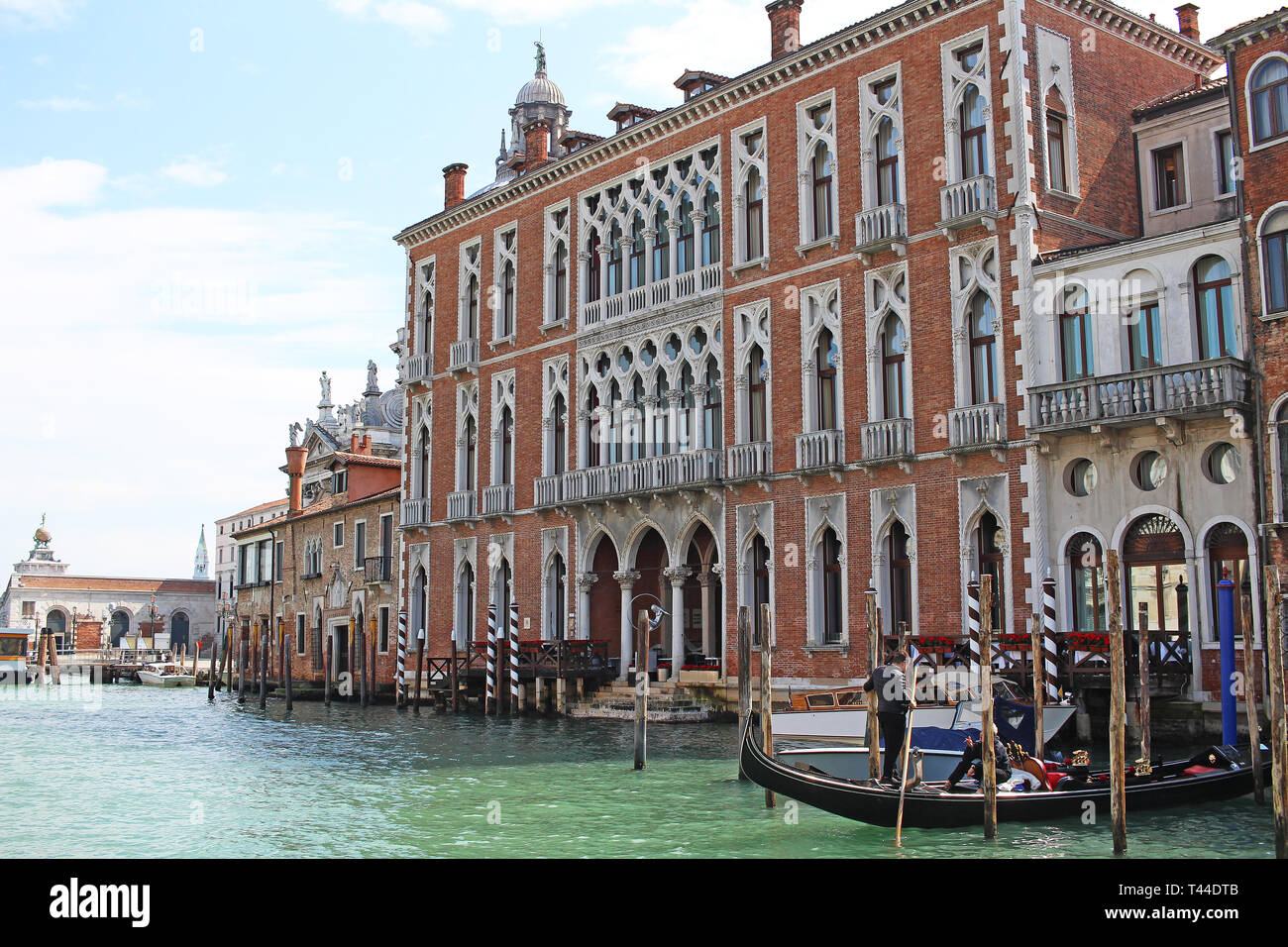 Venice Italy 2019 march city view from ship. Buildings in sea Stock ...