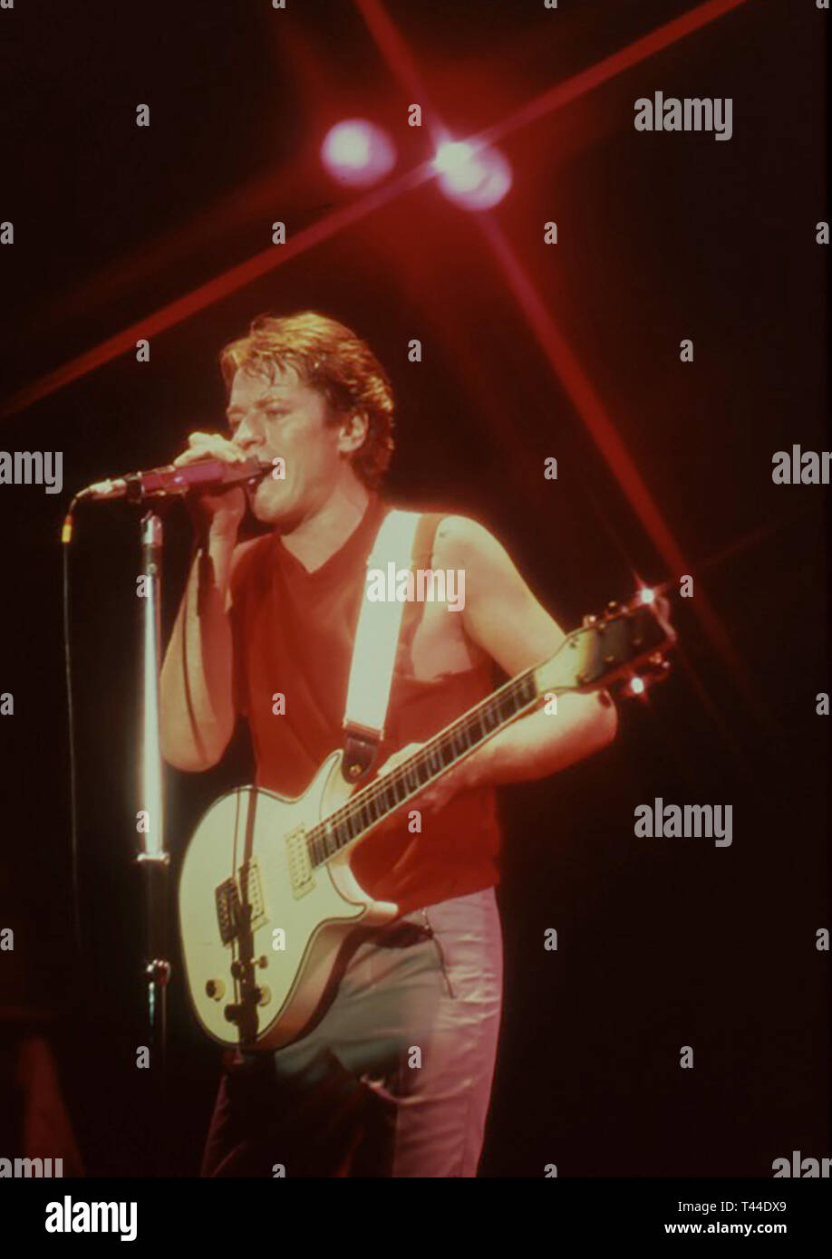 ROBERT PALMER (1949-2003) English singer-songwriter about 1984 Stock ...