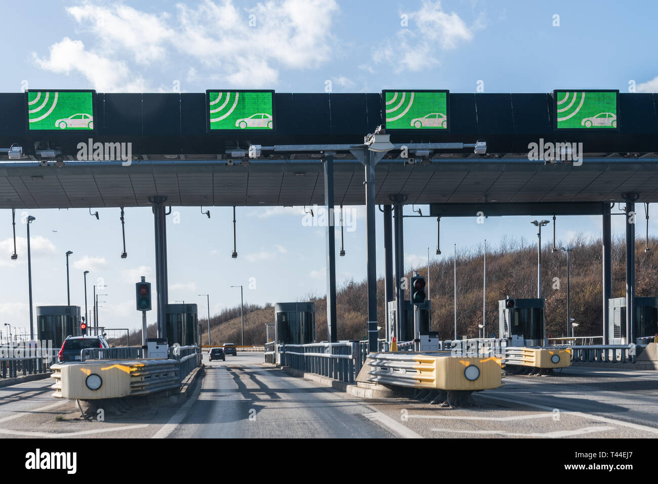 Toll station hi-res stock photography and images - Alamy