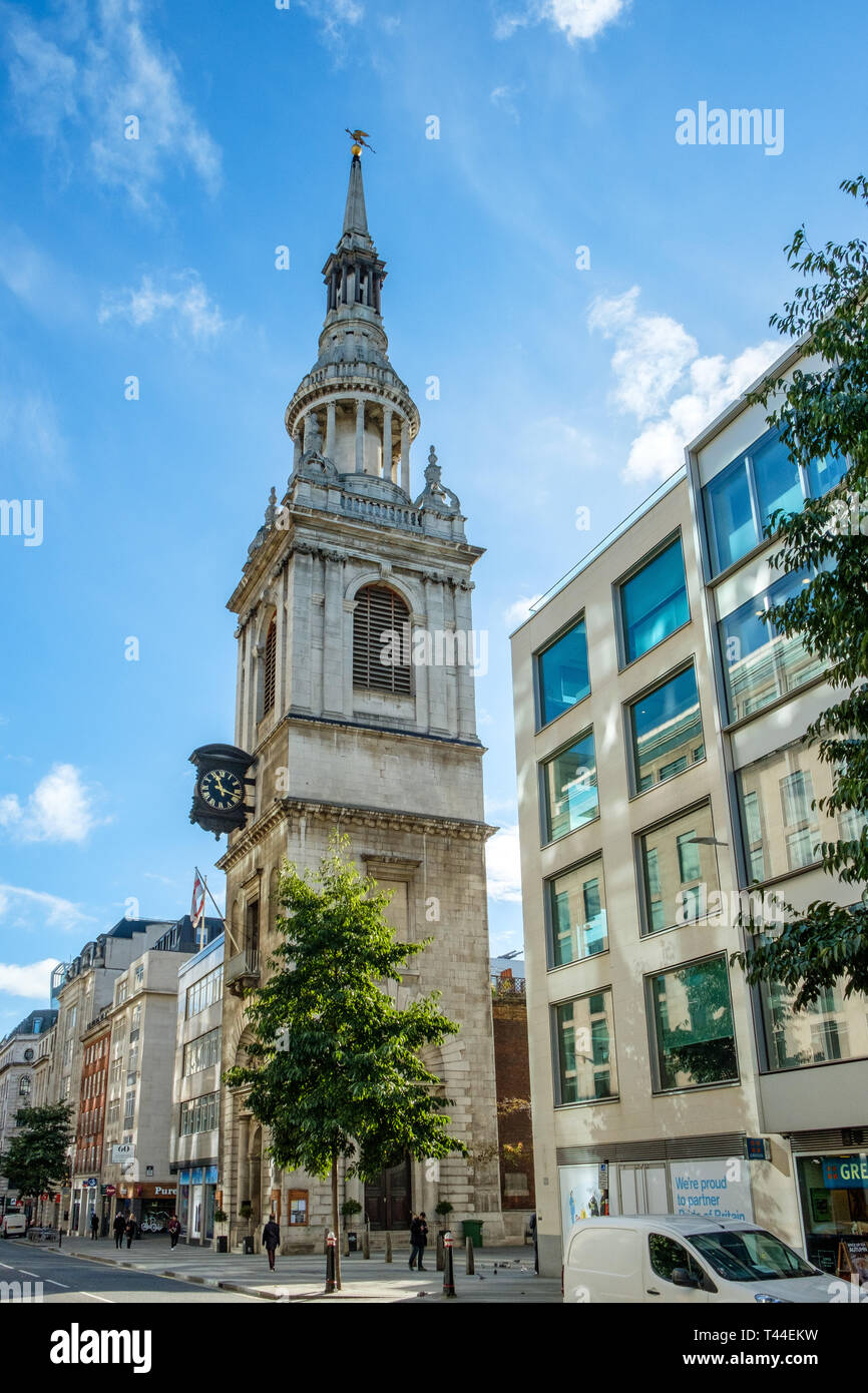 St Mary-le-Bow Church, Cheapside, London Stock Photo - Alamy