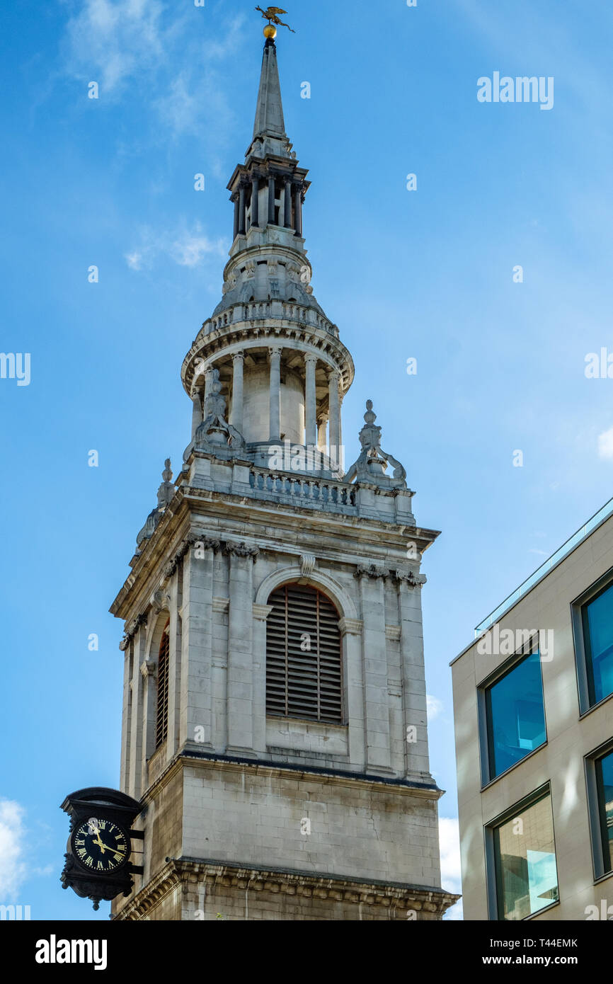 St Mary-le-Bow Church, Cheapside, London Stock Photo - Alamy
