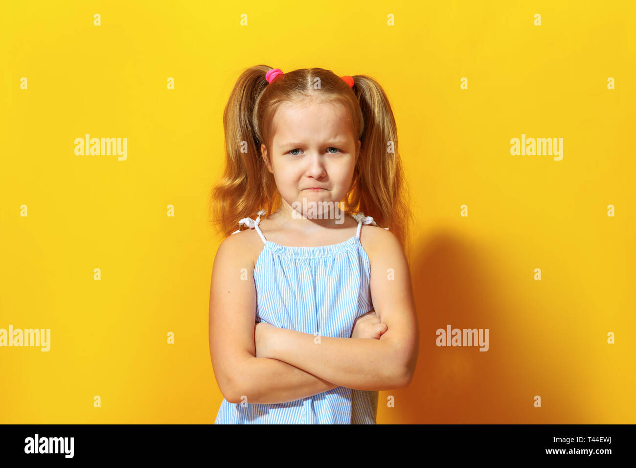 Pouting Kid Arms Crossed