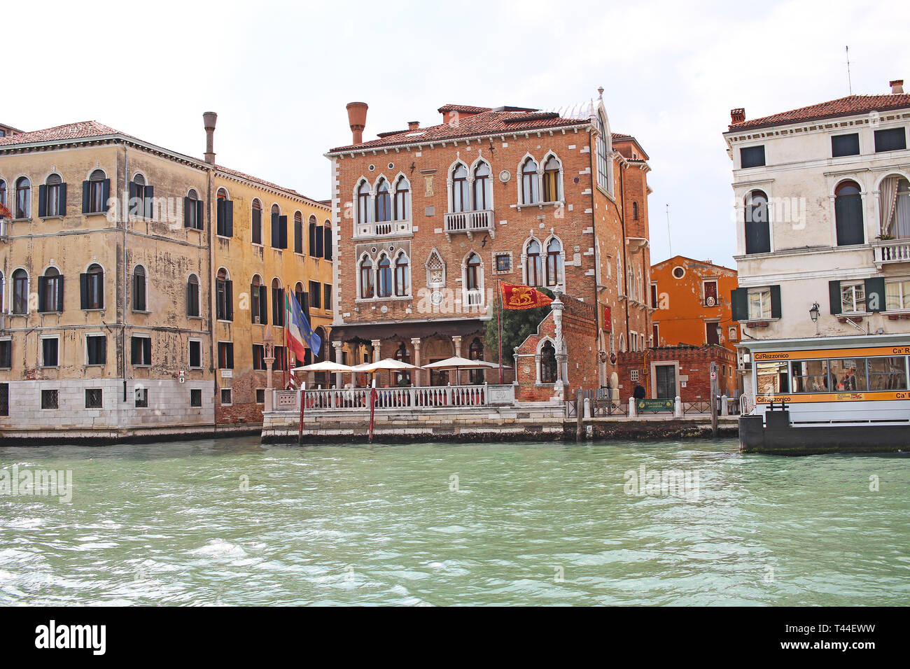 Venice Italy 2019 march city view from ship. Buildings in sea Stock ...