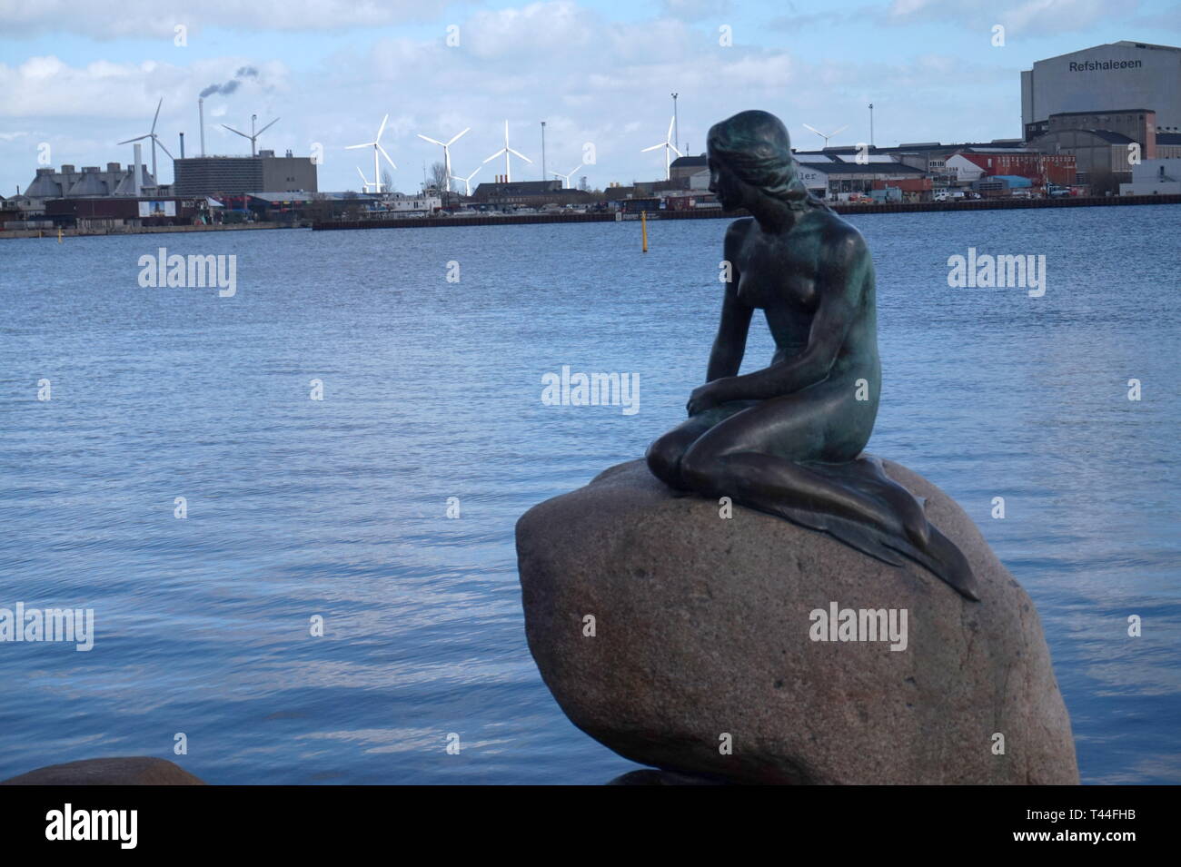 The Little Mermaid statue,Copenhagen, Denmark Stock Photo - Alamy