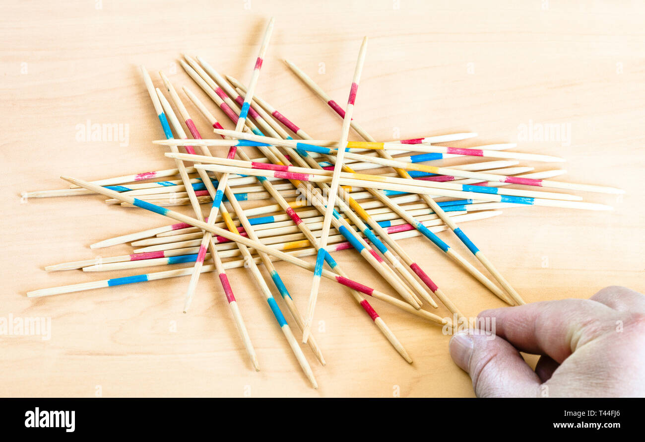 Pick a stick board game hi-res stock photography and images - Alamy