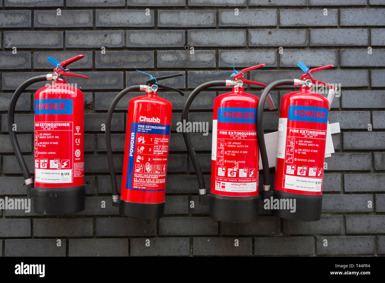 Fire extinguishers wall hi-res stock photography and images - Alamy