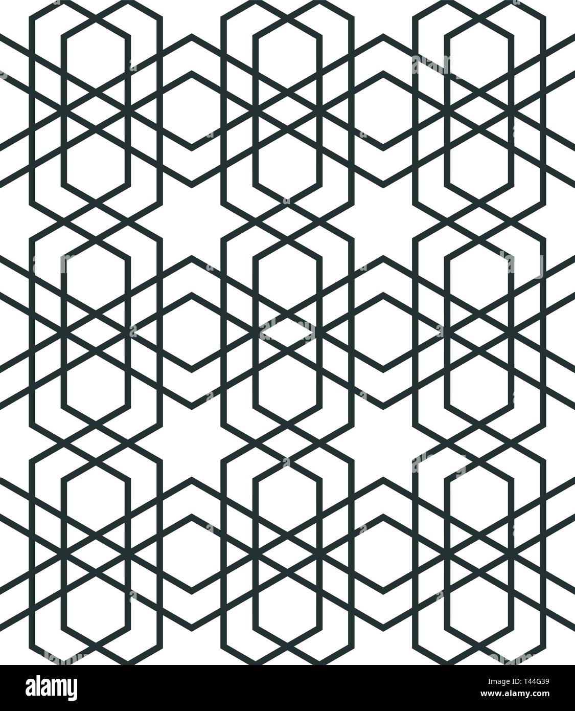 Moroccan stars seamless pattern. Traditional islamic ornament Stock ...