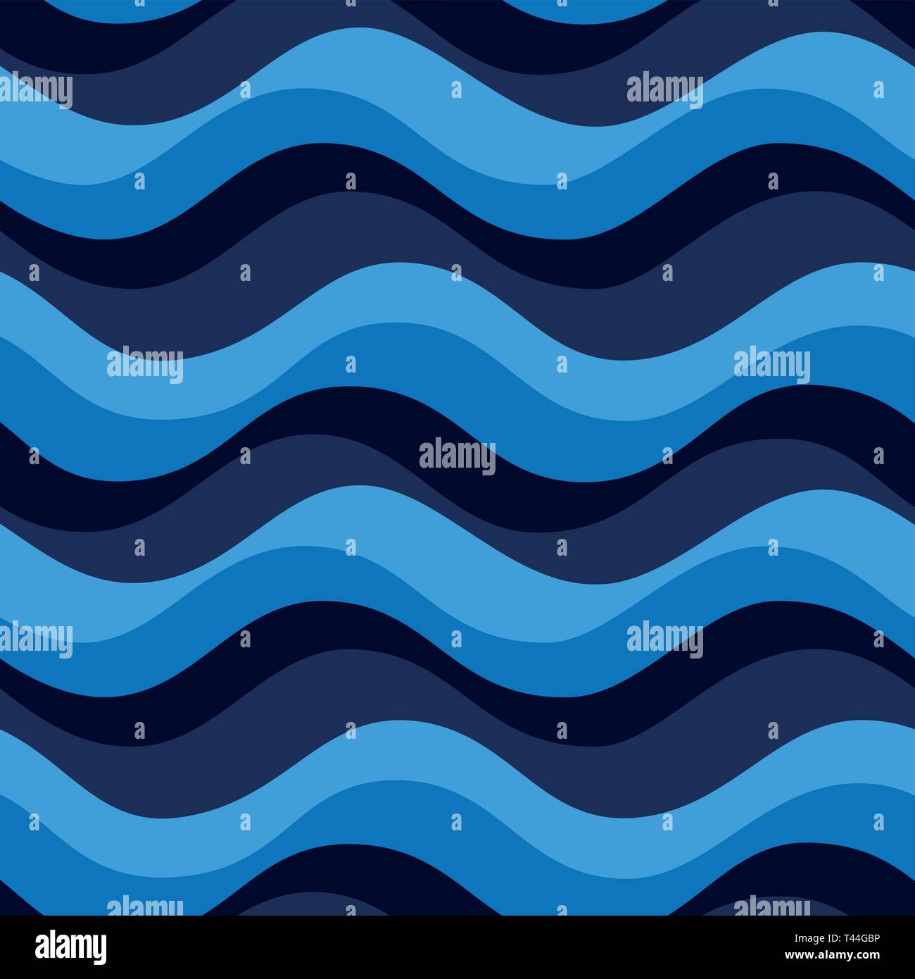 Vector pattern with sea waves. Seamless background Stock Vector Image ...