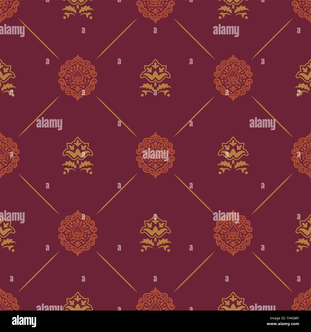 Wallpaper in royal baroque style. Background seamless royal baroque ...