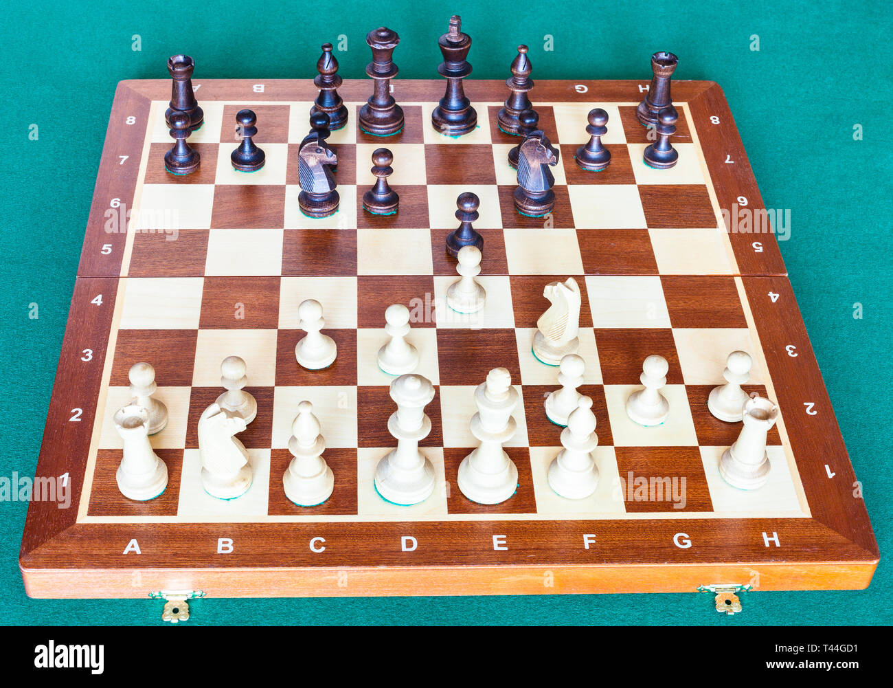Chess board side view hi-res stock photography and images - Alamy