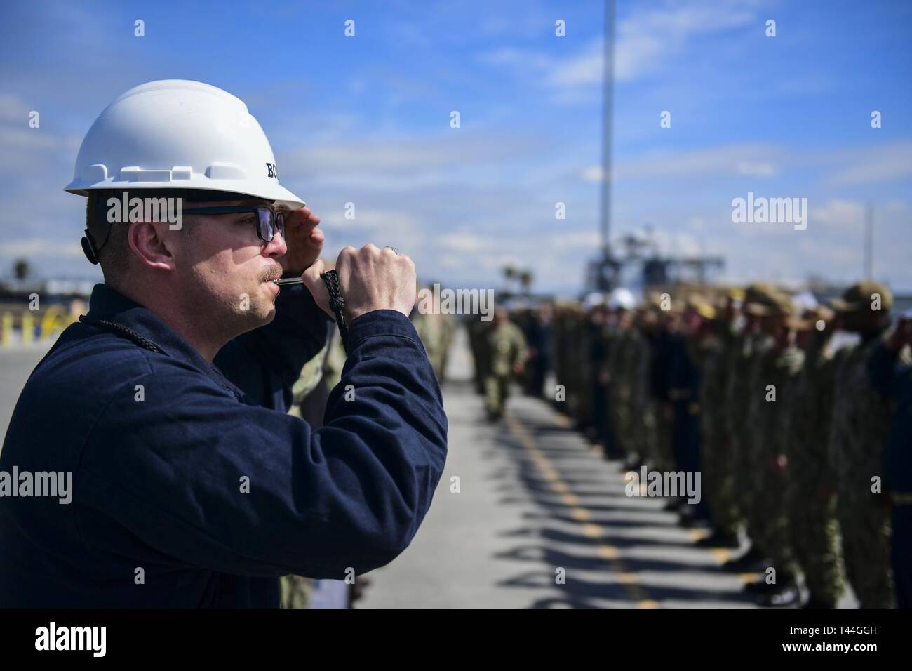 DIEGO (Feb. 28, 2019) Chief Warrant Officer Joseph Garr, assigned to ...