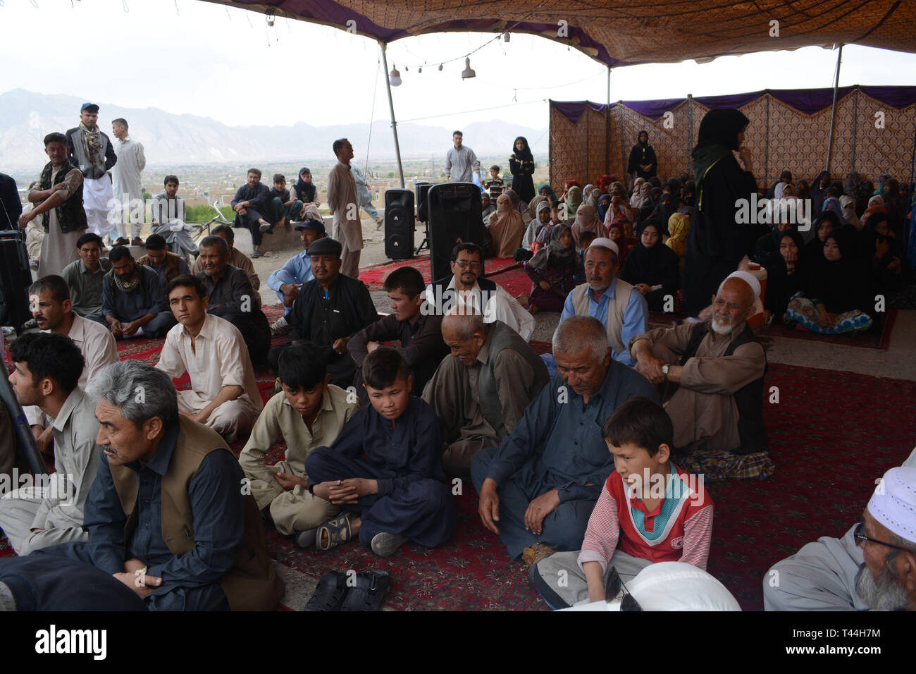 QUETTA-PAKISTAN, April 13, 2019: members of Hazara Community are ...
