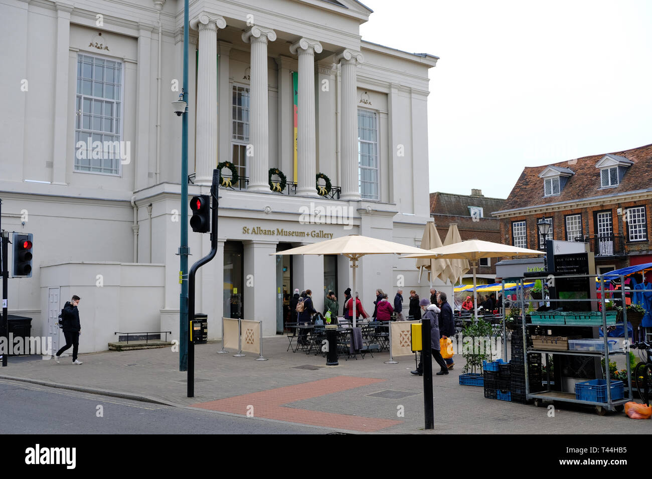 15 December 2018, St Albans, UK - St Albans Museum and Gallery Stock ...