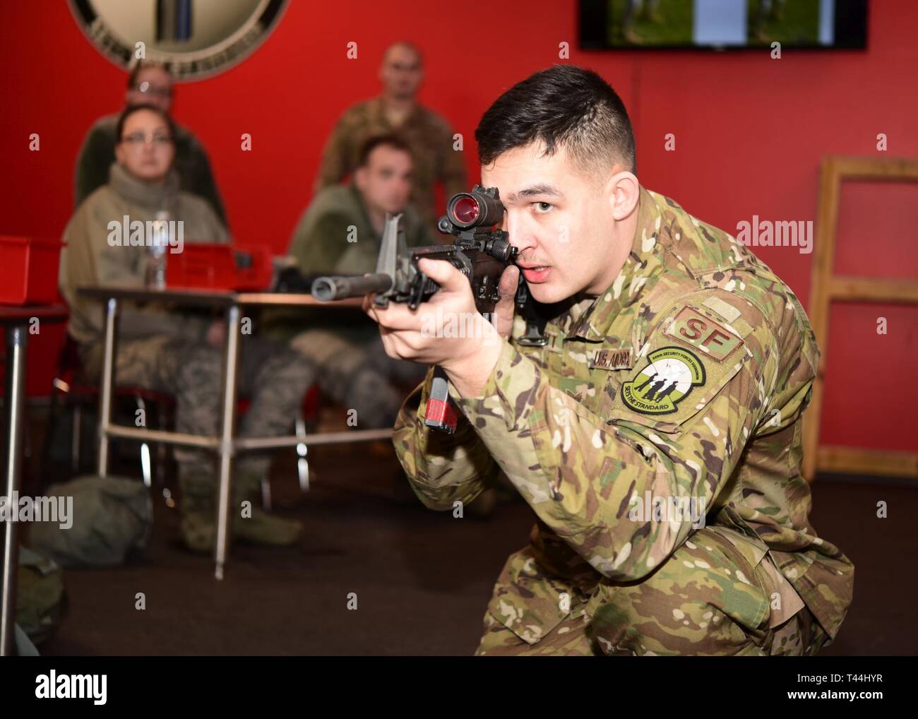 Staff Sgt. Dillan Knott, a Combat Arms instructor with the 509th ...