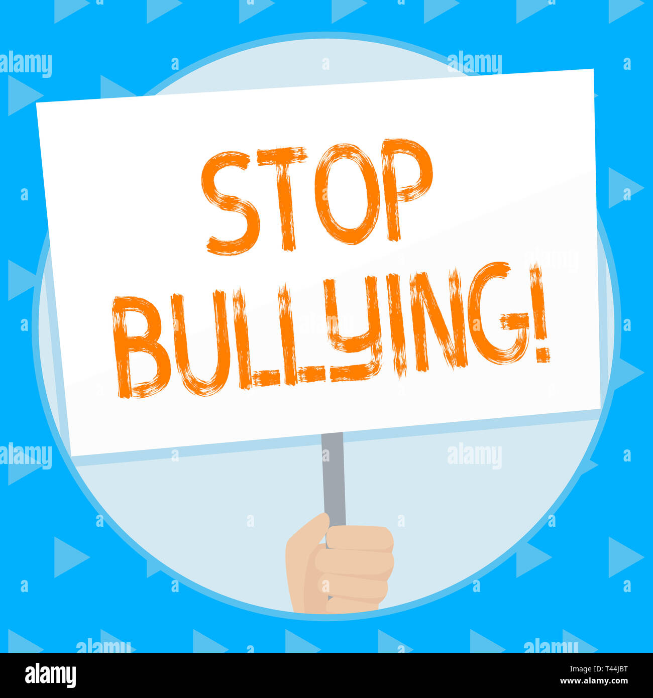 Word writing text Stop Bullying. Business photo showcasing no ...