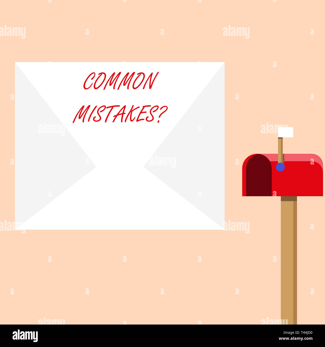 Handwriting text writing Common Mistakes question. Conceptual photo ...