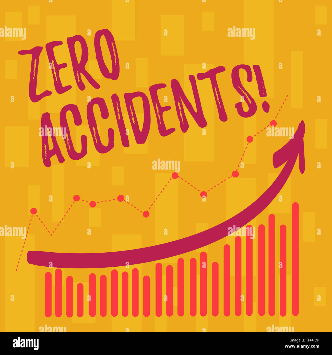 Text sign showing Zero Accidents. Business photo showcasing important ...