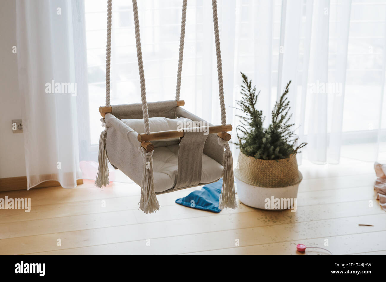swing in a child's room Stock Photo - Alamy