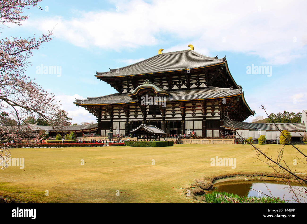 Great Buddha Hall of Todai-ji temple in Nara, Japan Stock Photo - Alamy
