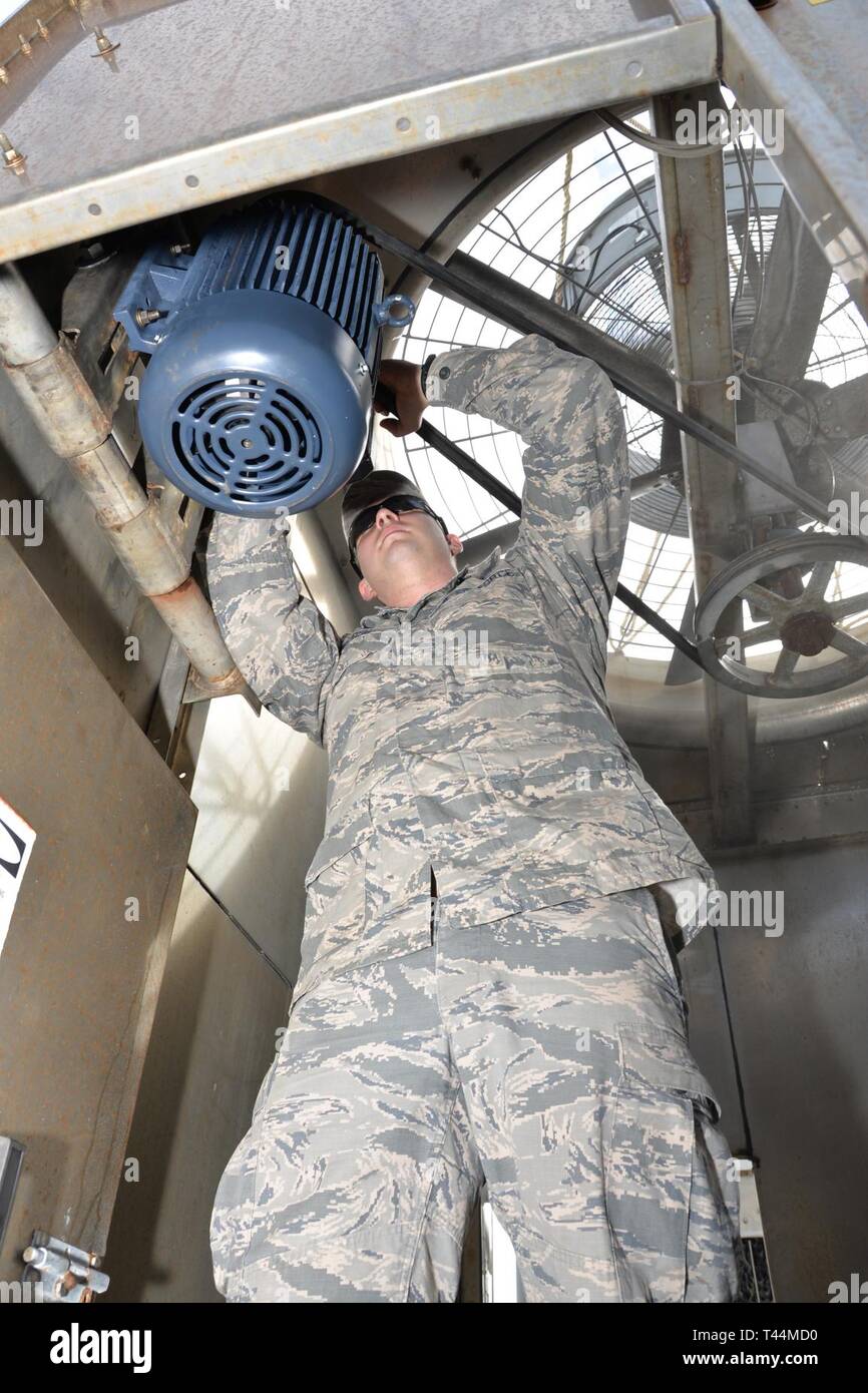 U.S. Air Force Tech. Sgt. Kyle McLeish, HVAC specialist with the ...