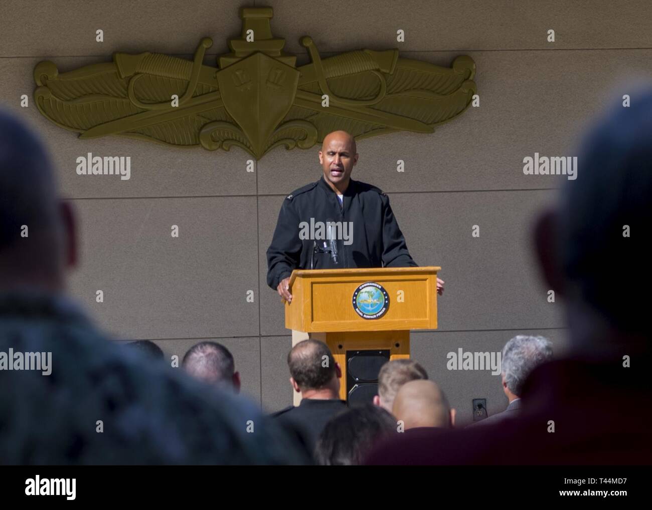 Capt. Dominic J. Jones, the judge advocate general for Commander, Naval ...