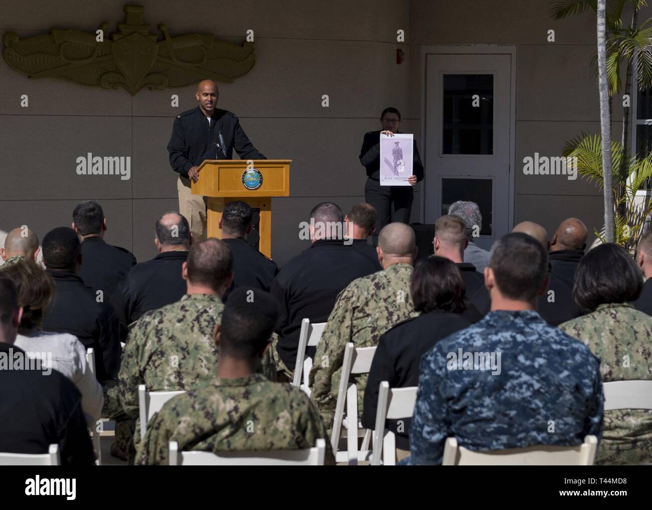 Capt. Dominic J. Jones, the judge advocate general for Commander, Naval ...