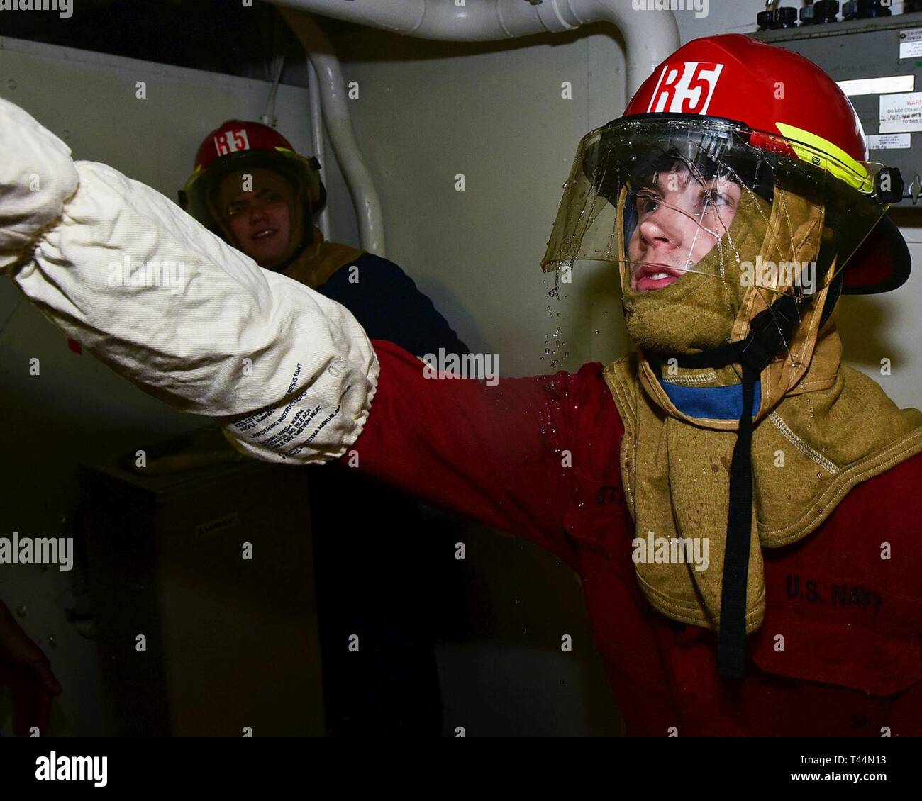 EAST CHINA SEA (Feb. 21, 2019) - Machinist's Mate Fireman Eric St ...