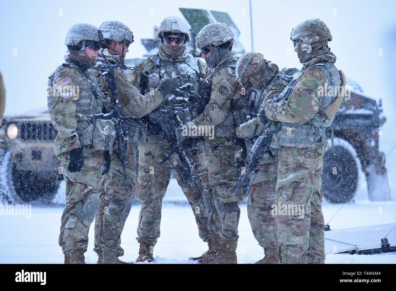116 cavalry brigade combat team hi-res stock photography and images - Alamy