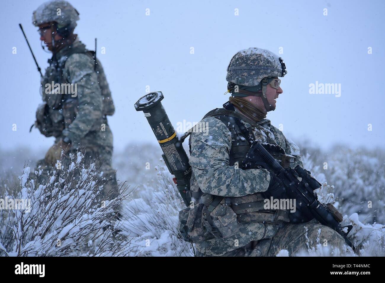 Soldiers from Charlie Company, 2-116th Cavalry Brigade Combat Team ...