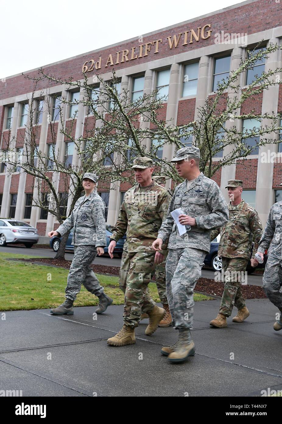 Col. Erin M. Staine-Pyne, 62nd Airlift Wing vice commander, Maj. Gen ...