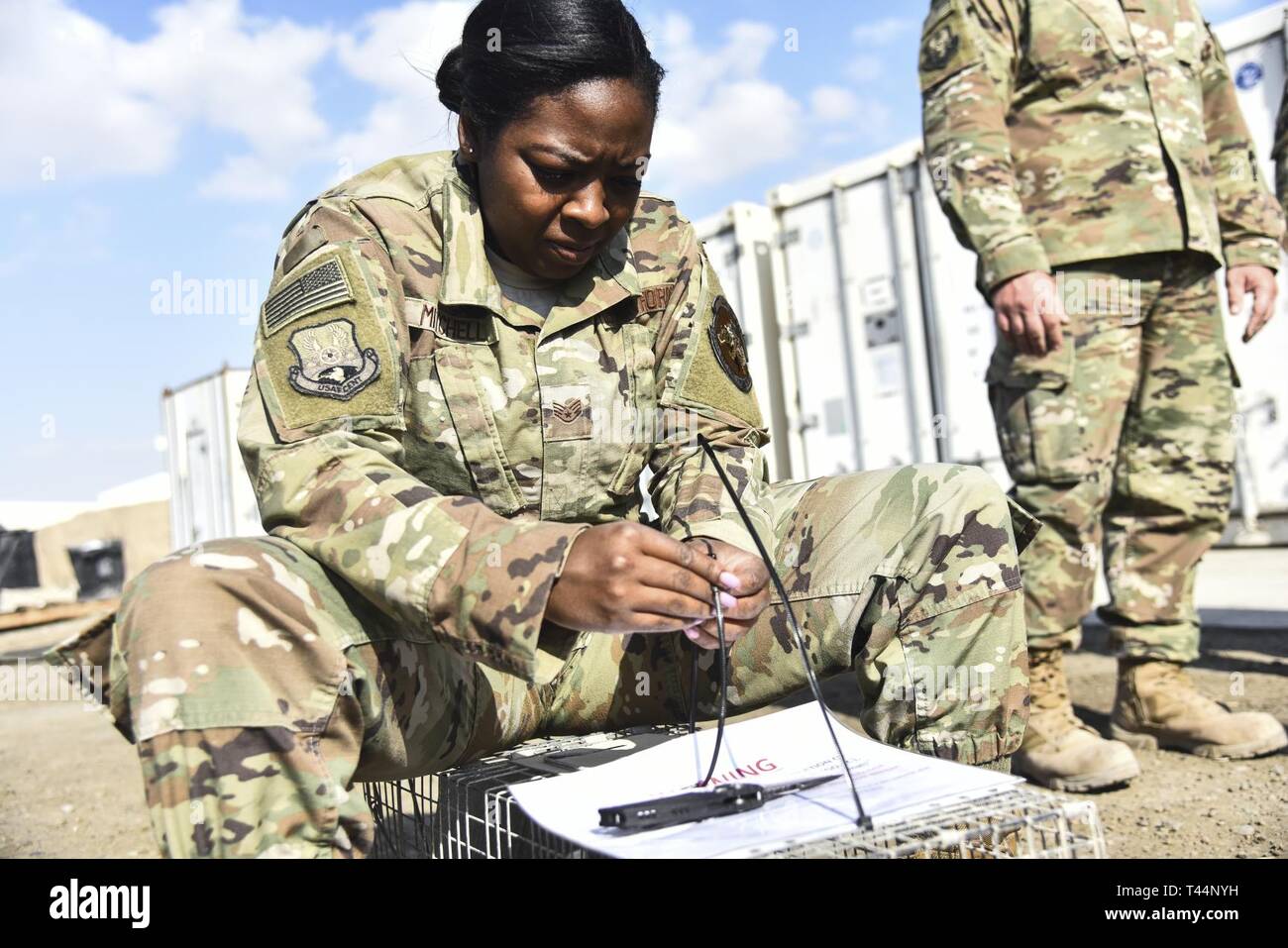 Staff Sgt. Caitlin Mitchell, 380th Expeditionary Civil Engineer ...