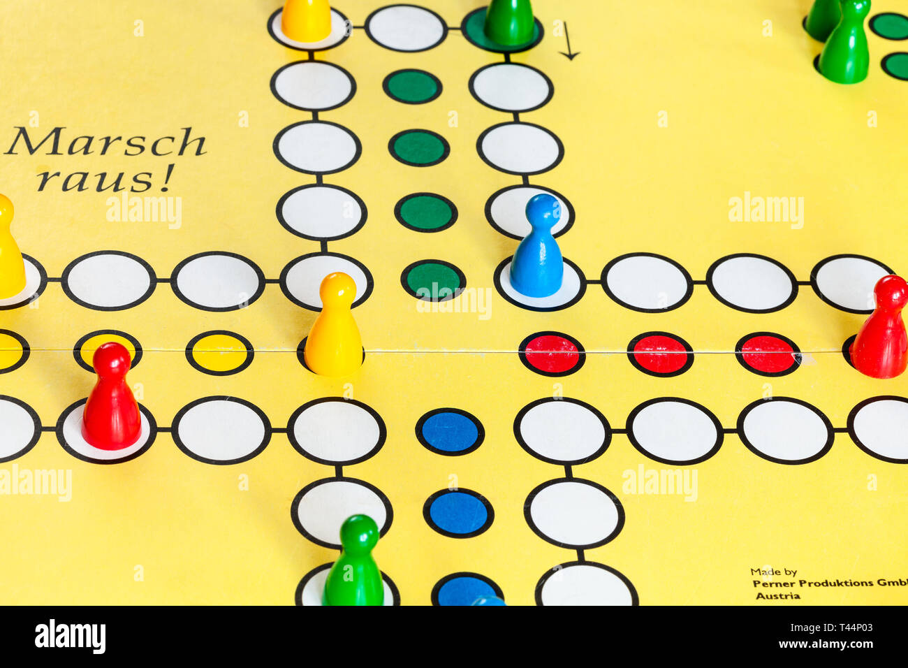 Mensch argere dich nicht game hi-res stock photography and images - Alamy